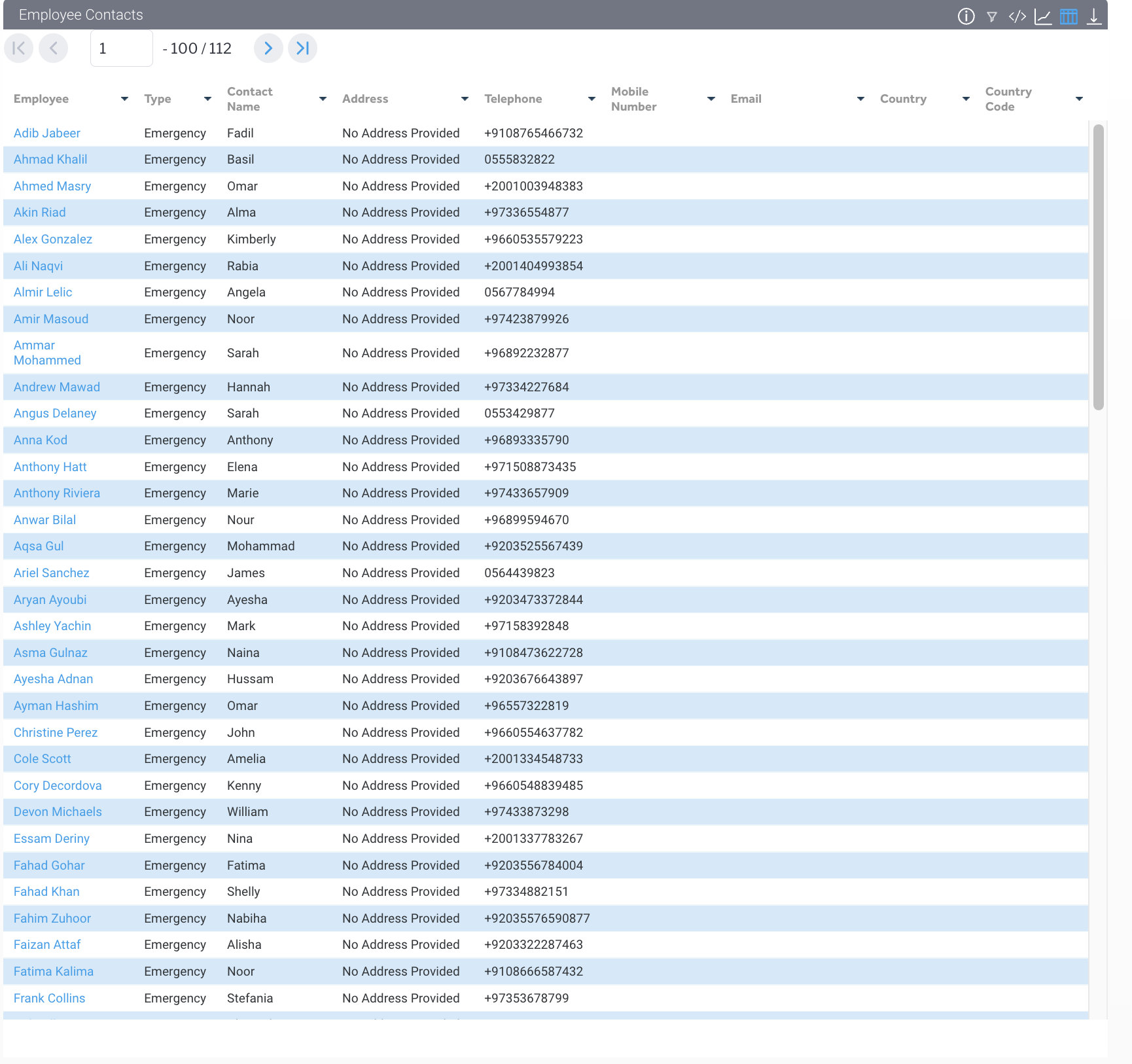 Employee Contacts – EmiratesHR